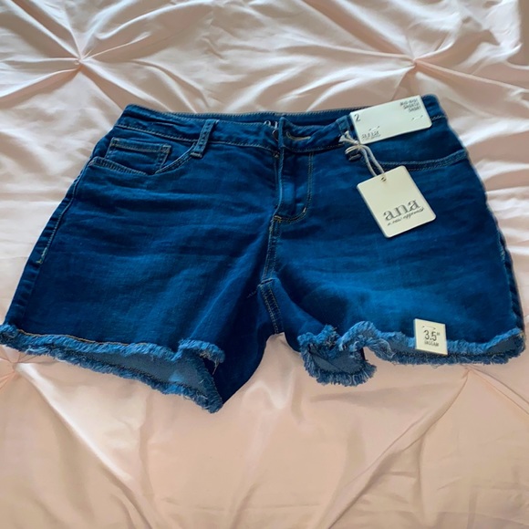 a.n.a | Shorts | Nwt Ana Woman Fringe Jeans Shorts Size 2 | Poshmark